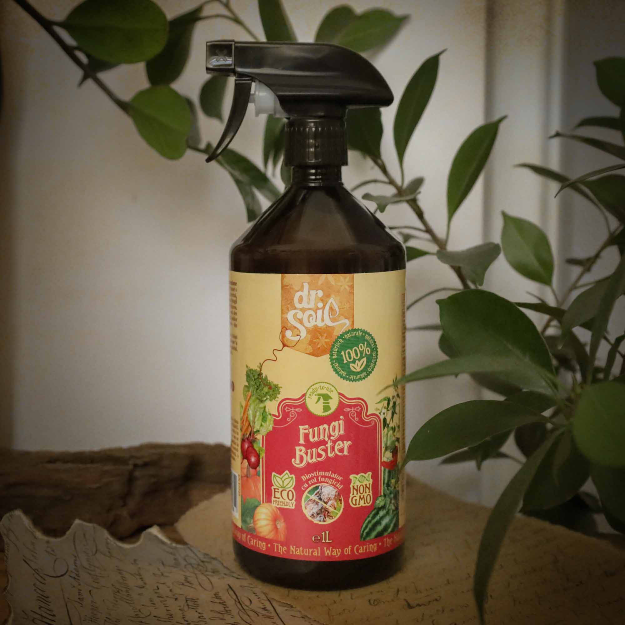 Dr.Soil FUNGI BUSTER, biostimulator cu rol fungicid, solutie gata de ...